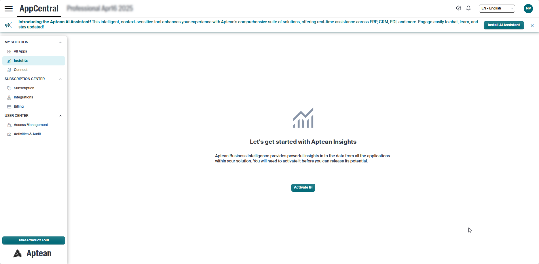 AppCentral - Insights