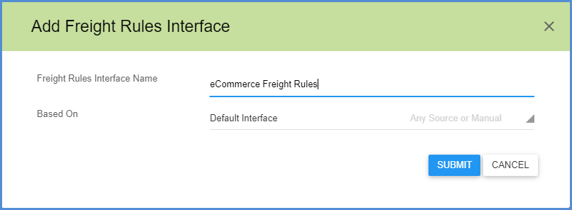 ApteanShip - Freight Rules Interfaces