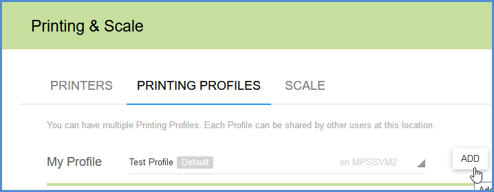 ApteanShip - Printing Profiles