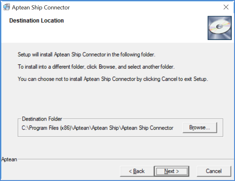ApteanShip - Aptean Ship Connector Installation