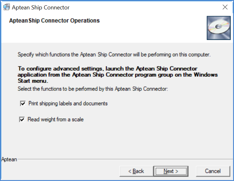 ApteanShip - Aptean Ship Connector Installation
