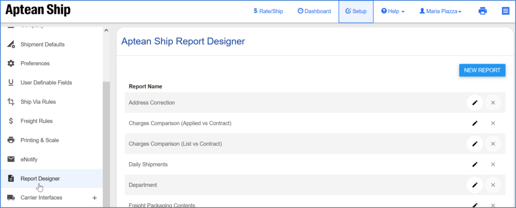 ApteanShip - Aptean Ship Reports Overview