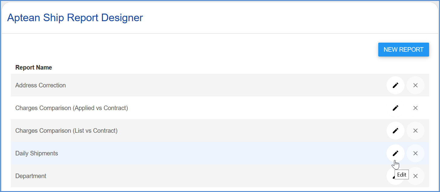 ApteanShip - Aptean Ship Reports Overview