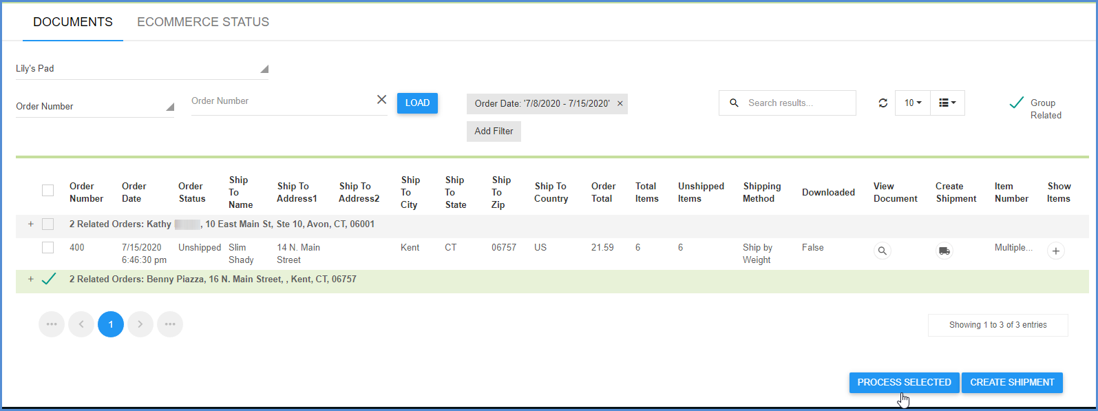 ApteanShip - Batch Processing