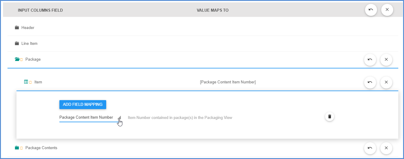 ApteanShip - Customize Import Mapping