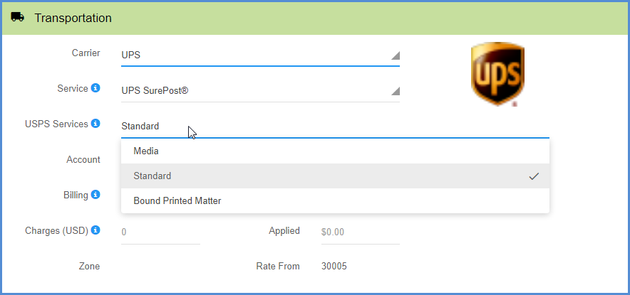 ApteanShip - UPS SurePost®