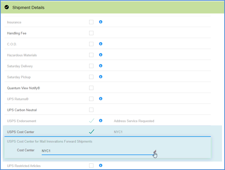 ApteanShip - UPS SurePost®