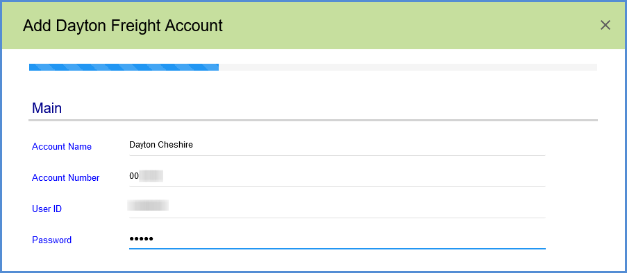ApteanShip - Dayton Freight Setup