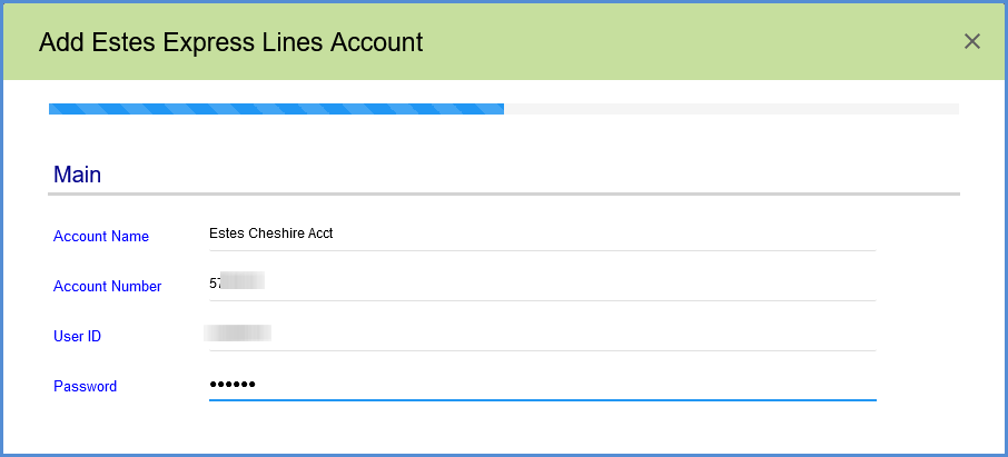 ApteanShip - Estes Express Setup