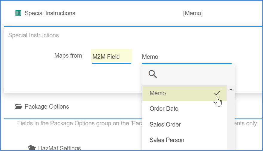 ApteanShip - Mapping M2M Fields