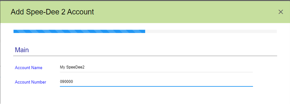 ApteanShip - Spee-Dee 2 Account Setup