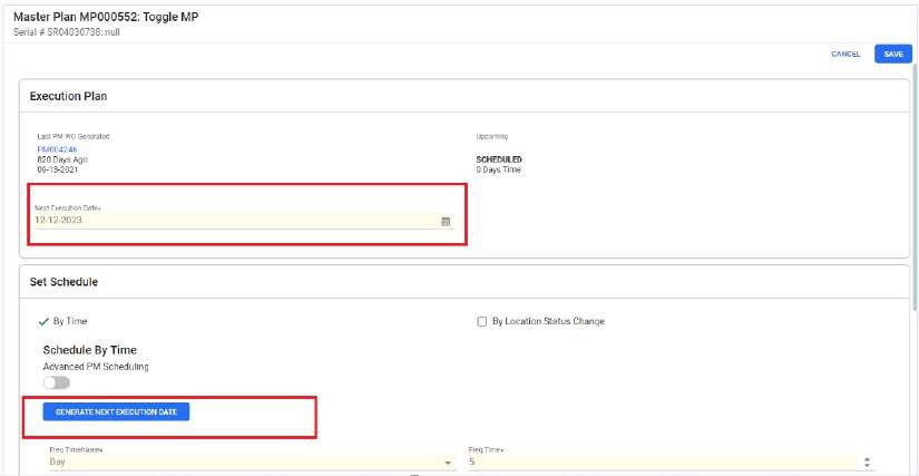 EAM - PM Schedules Search