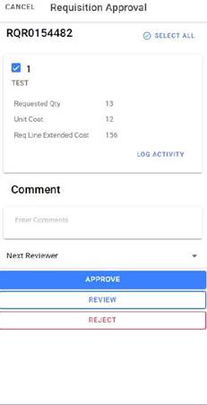 EAM - Approve/Review