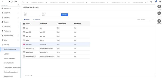 EAM - Assign User Access