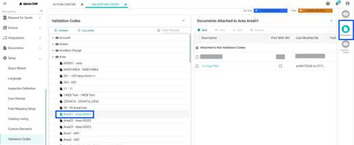 EAM - Validation Codes